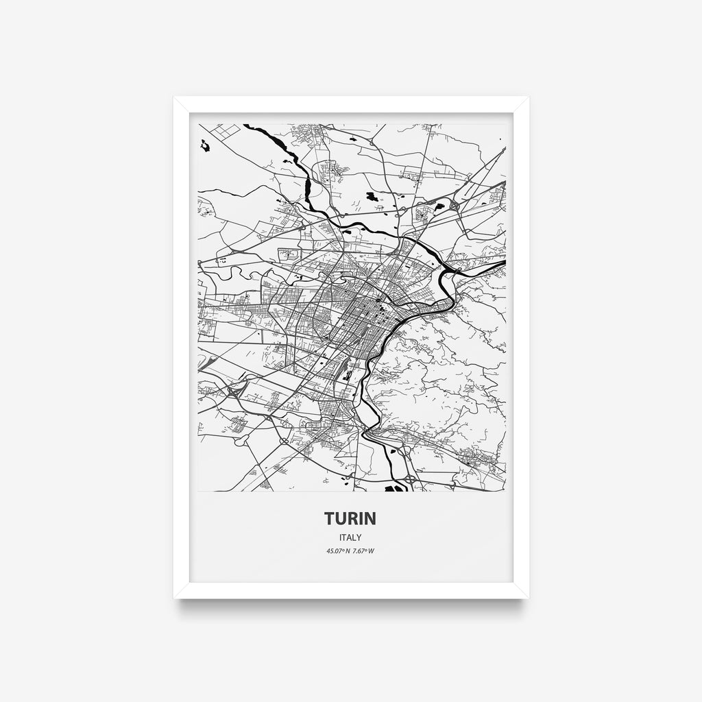 Mapas - Turin – EMOLDURA